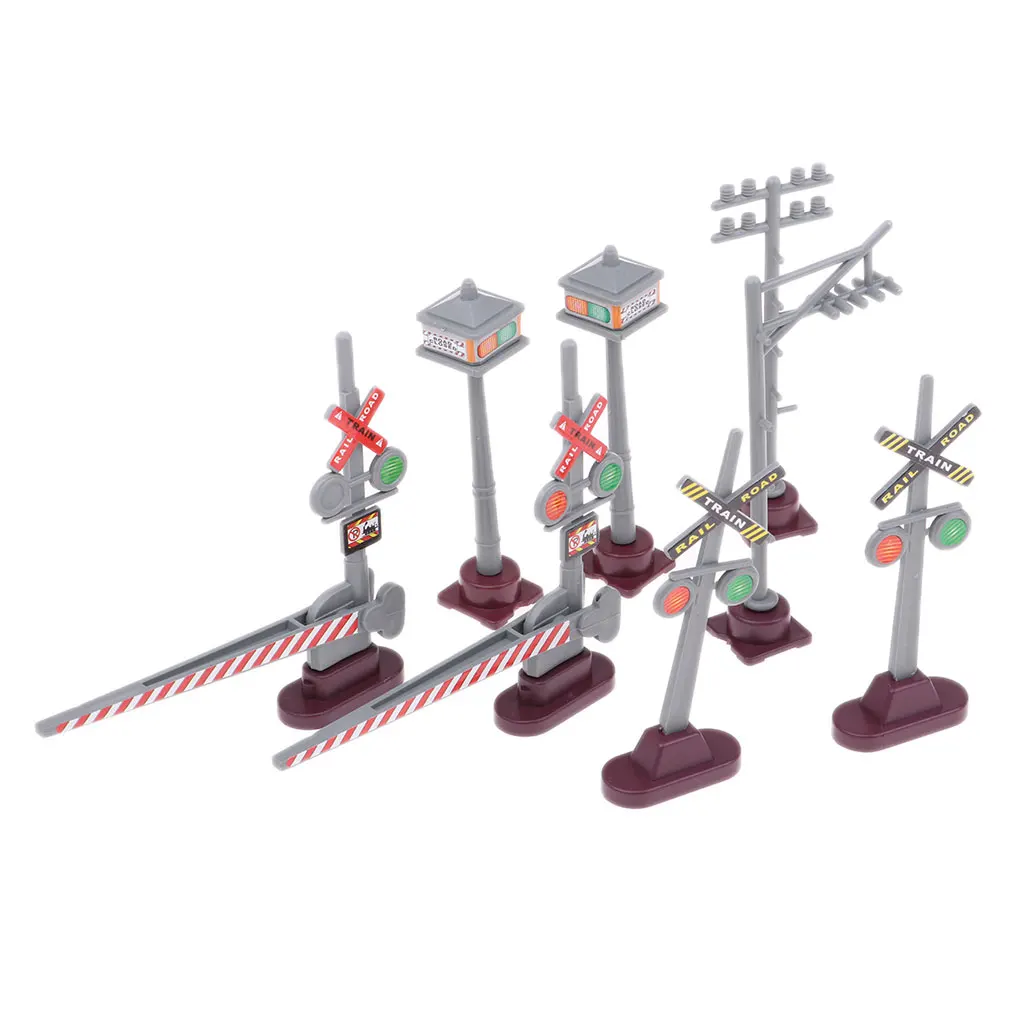 8Pcs-Car-Toy-Accessories-Traffic-Road-Signs-Kids-Traffic-Sign-Toy ...