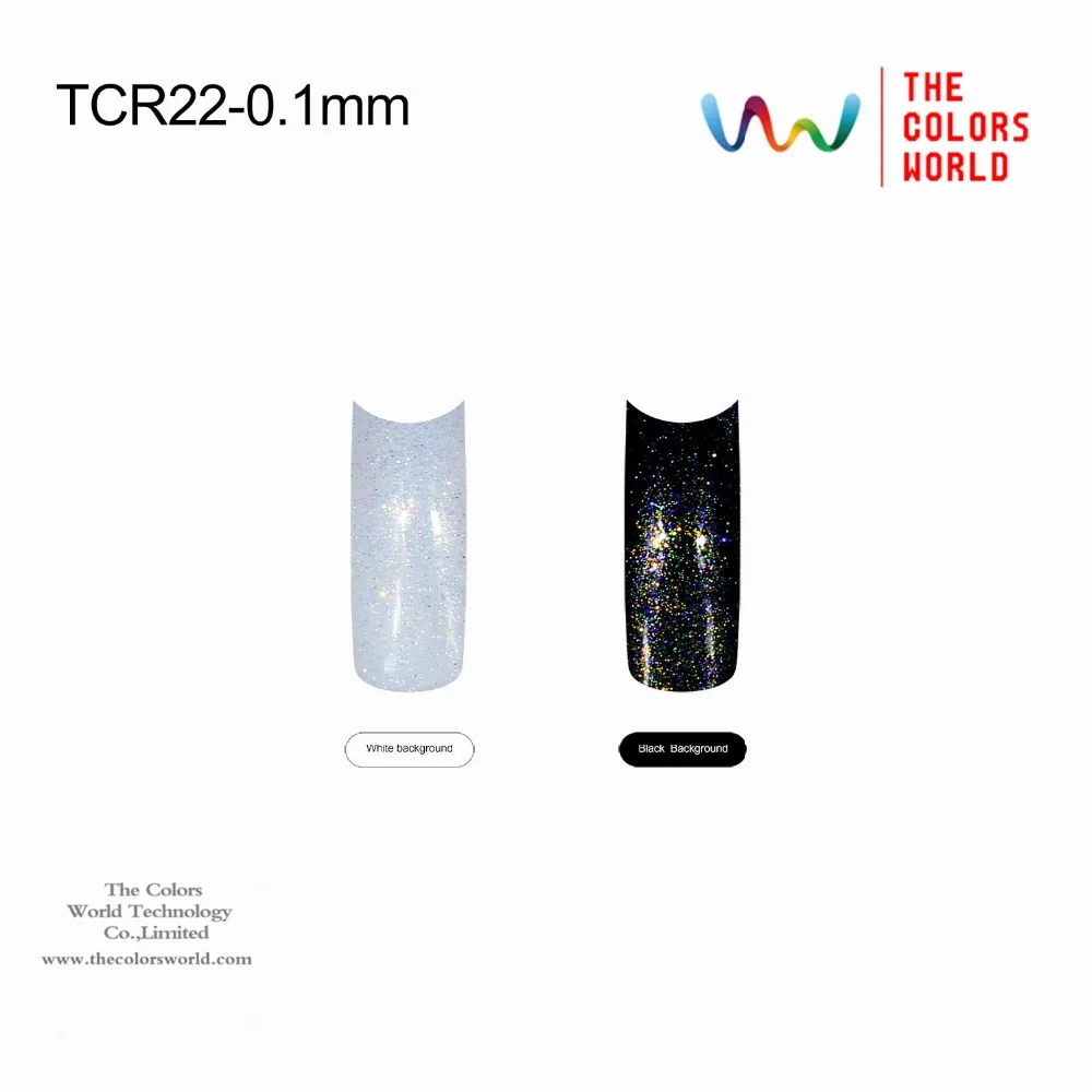 TCR22-0-1mm-004-size-Shinning-white-colorful-Color-Glitter-Powder-free ...