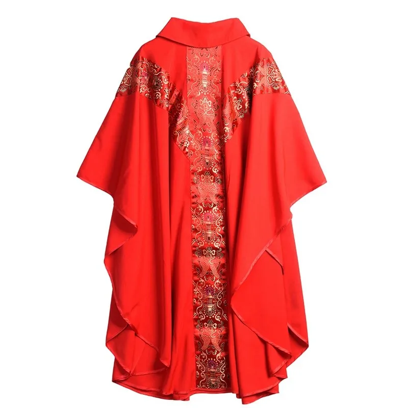 Priest Costume Church Clergy Vestments Cassock Chasuble Cope Robe