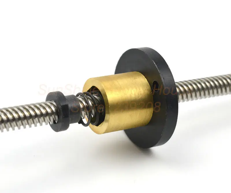 antibacklash lead screw Nut TR8*8(P2) metric 8 mm ACME anti backlash ...