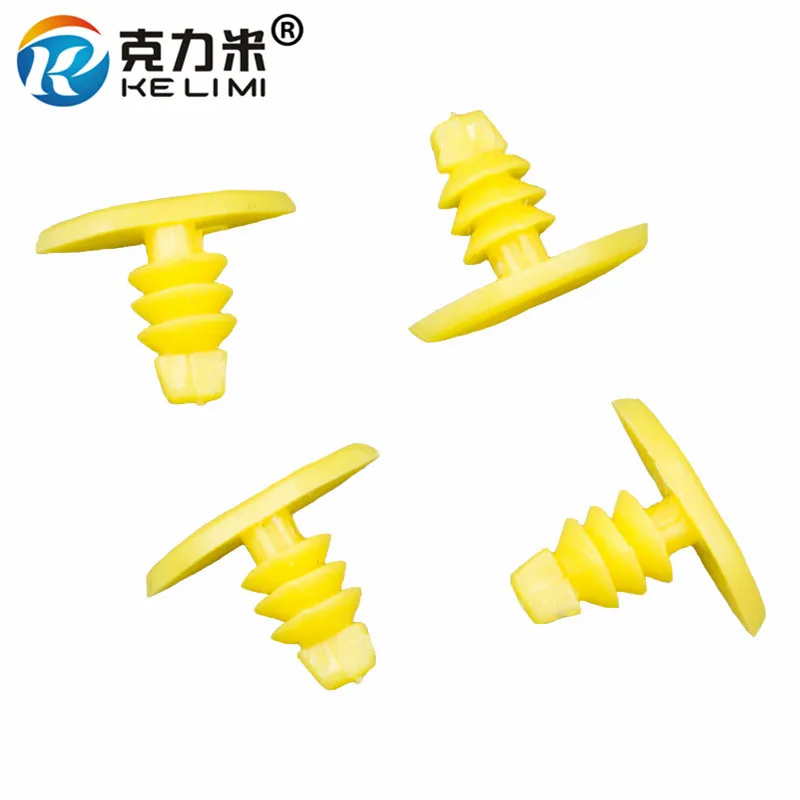 500 Pieces Car Interior Weatherstrip Moulding Clip Fasteners Yellow ...