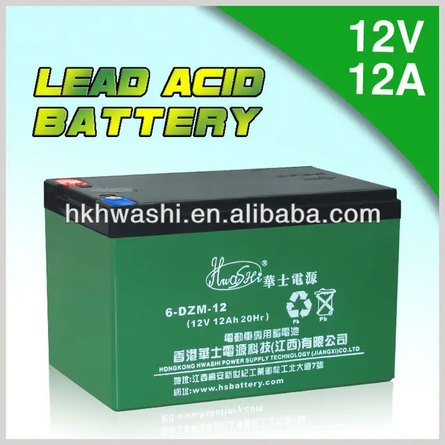 6 dzm 12 battery 12v12ah deep cycle battery-in Battery Packs from ...