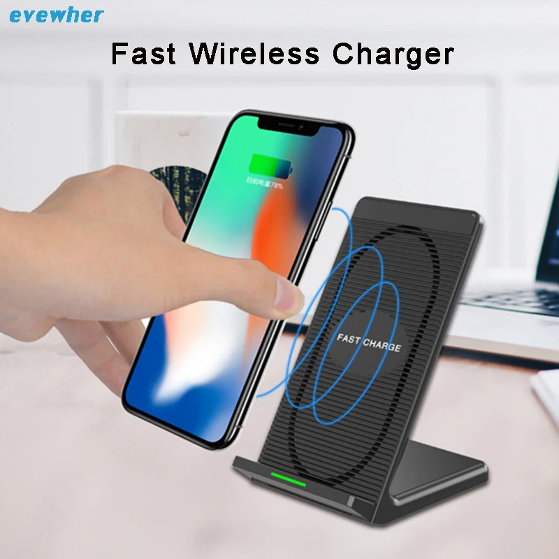 Fast Wireless Charger for Samsung S6 S7 Edge S8 S9 Plus Note 5 10W Fast ...