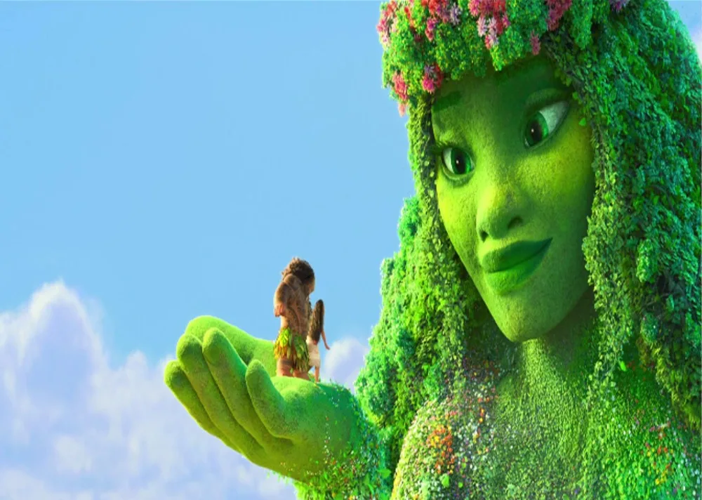 7x5FT Moana Princess Maui зеленая ветка с листьями Vaiana ...