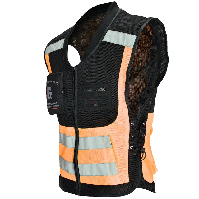 Protective Motorcycle Vest Reflective Vest Motorcycle Jacket Motorbike ...