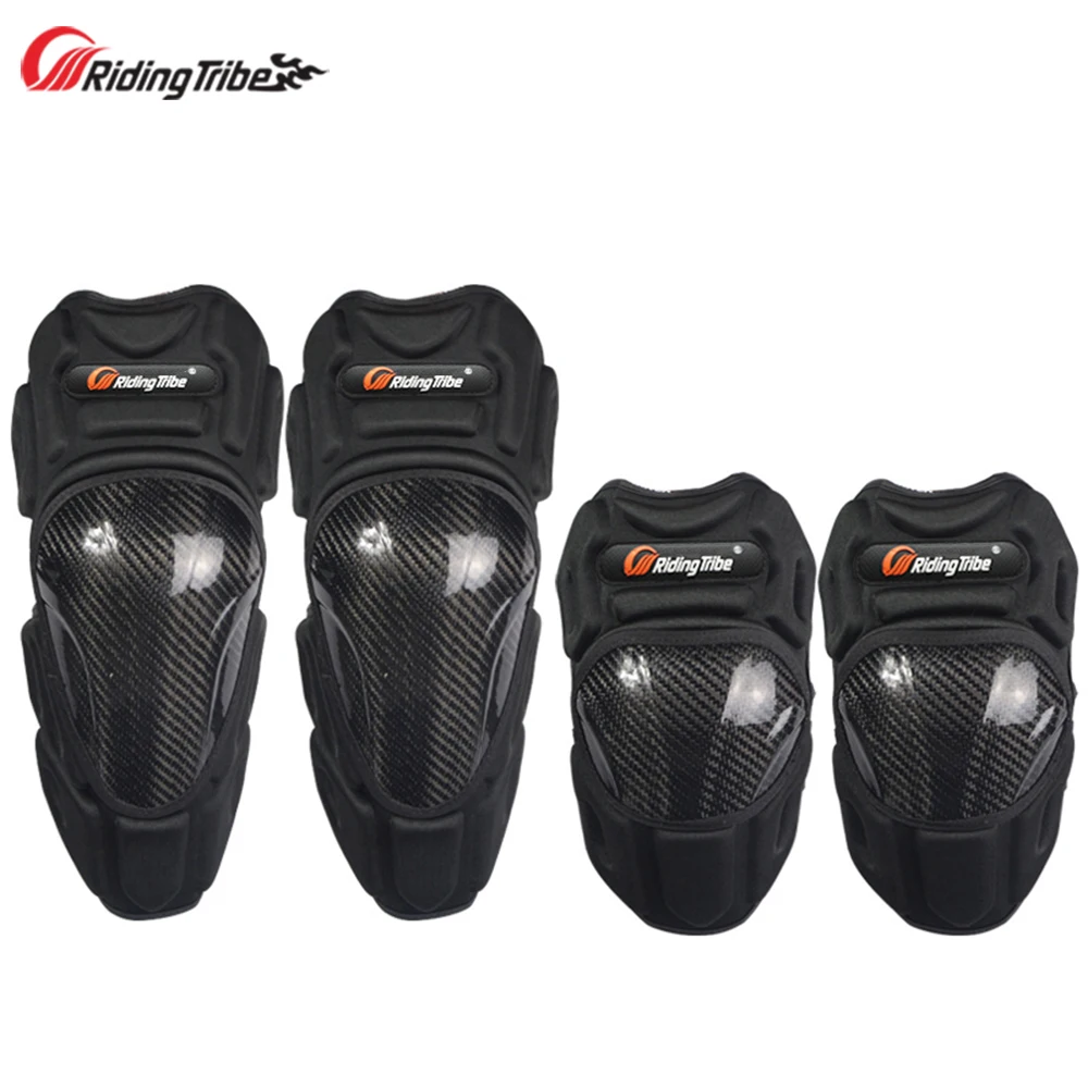 Riding Tribe Motorcycle Knee Guards Elbow Pads Carbon Fiber Motocross ...