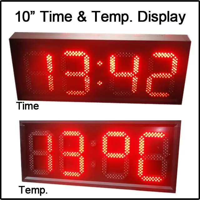 10-red-color-temperature-time-led-clock-led-module-7-segment-of-the ...