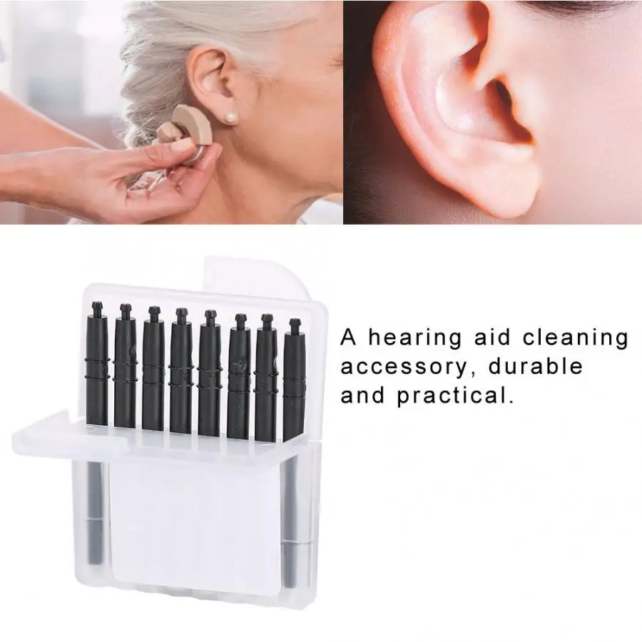 8Pcs Disposable Hearing Aid Protection Earwax Guards Filters Hearing ...