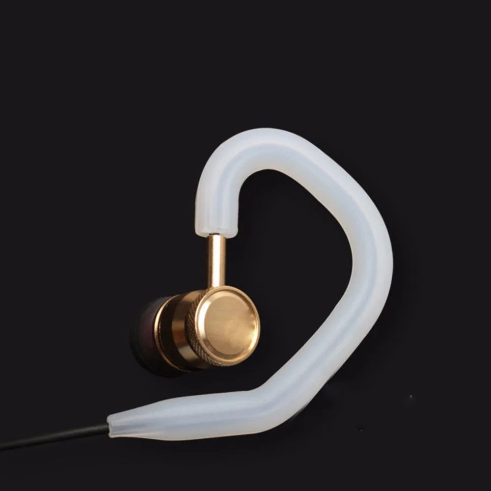 2 Pairs Silicone Sport Earhook Ear Hook Clip Loop Wire Cable Hanger For ...