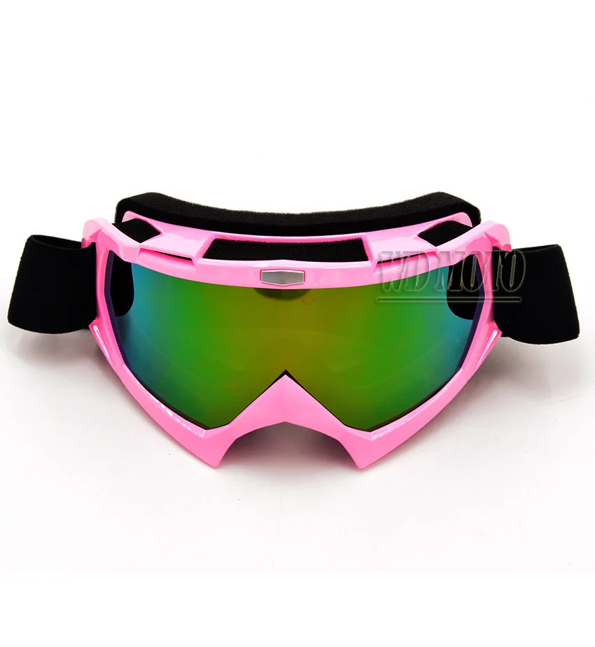 Pink color Motorcycle goggles Motocross Bike Cross Country Flexible ...