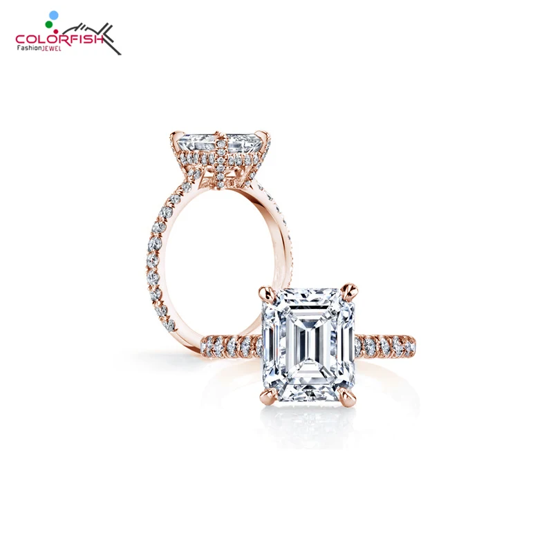 Rose gold rings for women rectangular ring – Rings for Women – tiffany ...