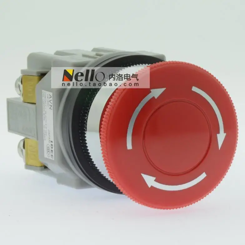 Genuine Japan And Spring Idec 30mm Aperture Stop Button Switch Avn311nr ...