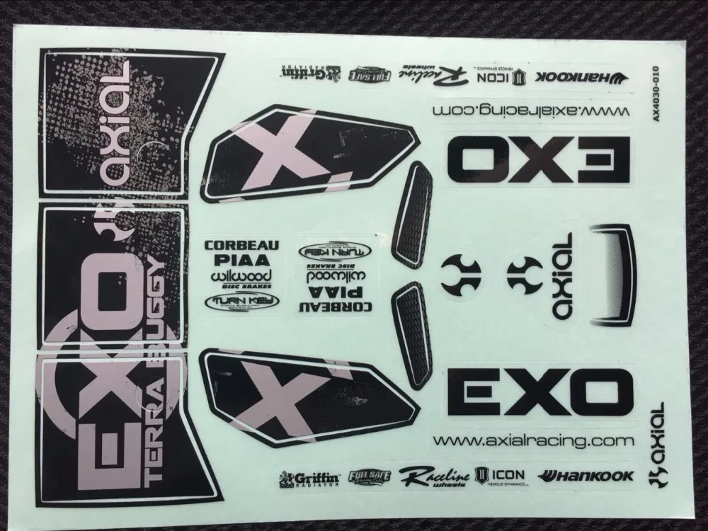 New 1pcs 1/10 Rc Crawler Car Diy Sticker For Tamiya Cc01 D90 D110 Axial ...