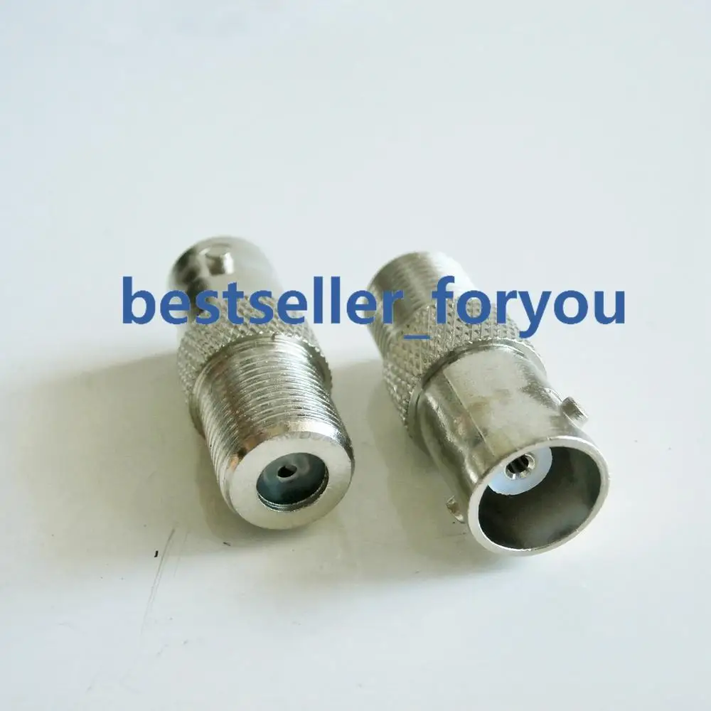 1X BNC Female Jack to F type Female Jack Straight TV PAL RF Adapter ...