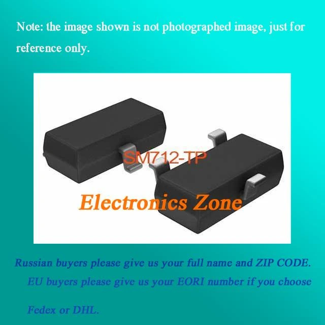 SM712 TP TVS 다이오드 12 볼트 400 와트 채널 바이 SOT23 SM712 TP 712 SM712 M712 ...