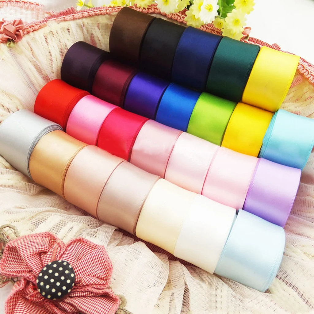 Decorative Satin Ribbon for Crafts DIY 1yd x 40mm 24pcs Mixed Color ...