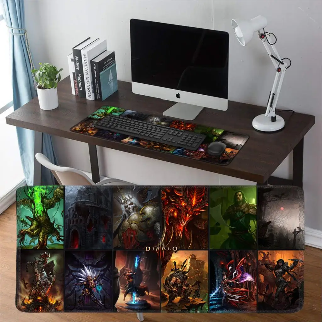 YIMAOC 30*60 cm Large Mouse Pad Gamer Mousepad Rubber Gaming Desk Mat ...