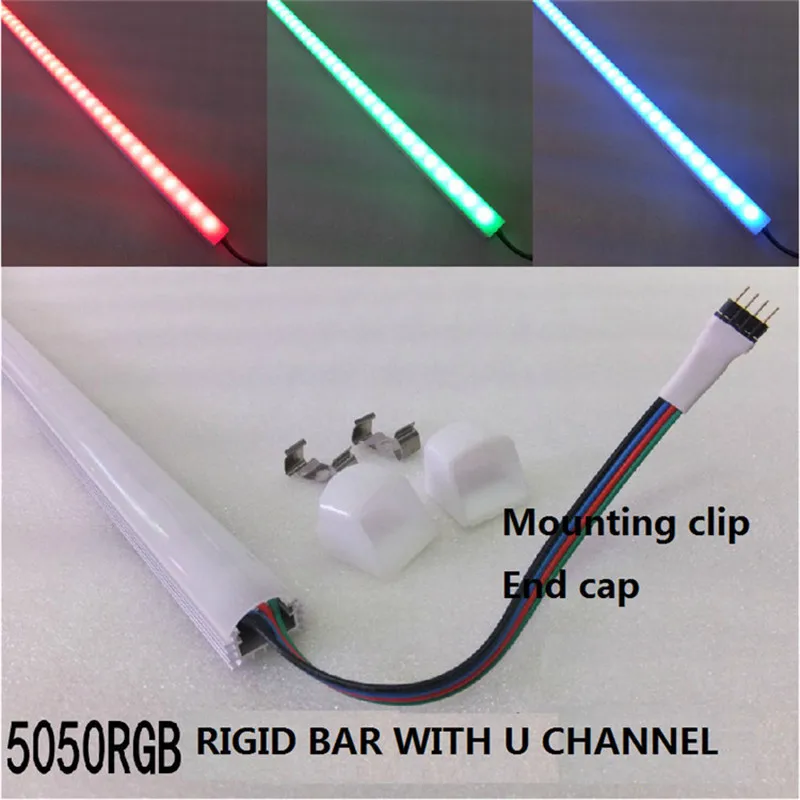 Free shipping 10pcs/lot Samsung RGB led bar light with milky ...