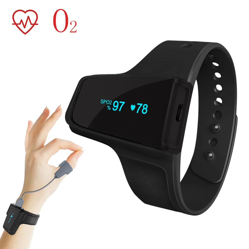 Sleep Oxygen Monitor Vibration Alarm For Snore Apnea Bluetooth Wrist