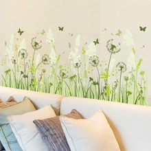 Dandelion Baseboard Sticker Waterproof Children Classrooms Removable ...