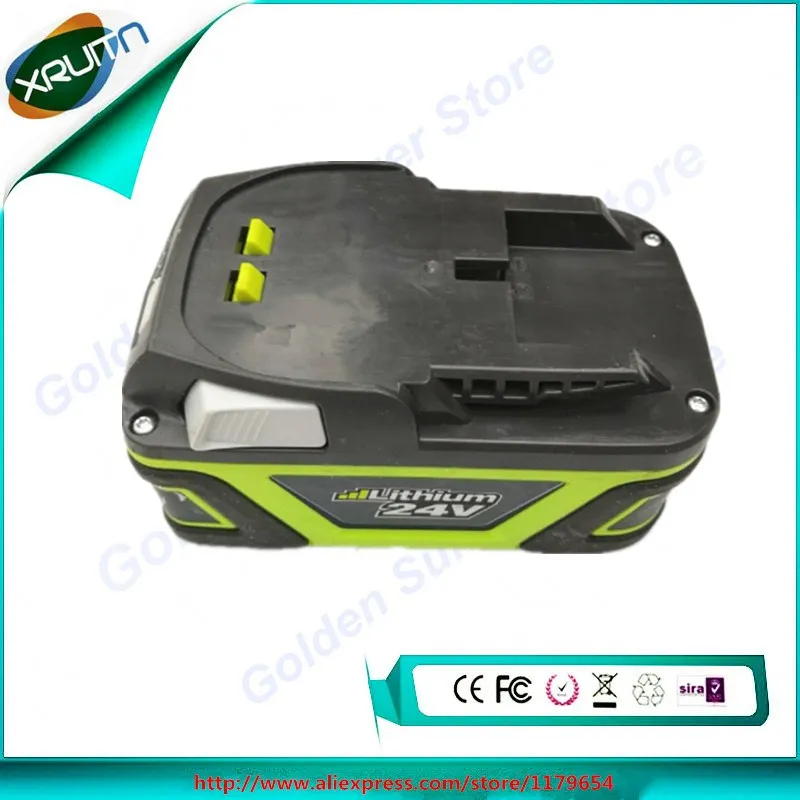 Frete grátis para ryobi li ion 24v 56wh bateria sem fio op242 para ...