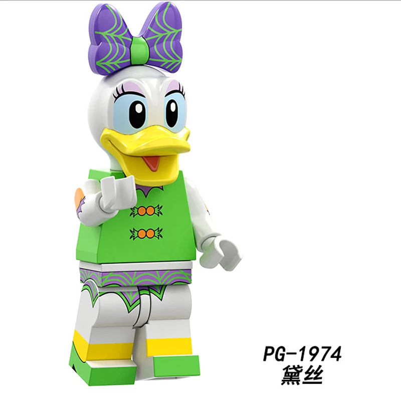 Pumping Series Cartoon Movie Bricks Mickey Duck Daisy Little Fairy ...