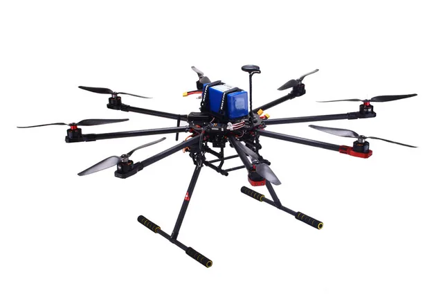SkyhawkRC F900 RC Carbon fiber Octocopter frame kit with retractable ...