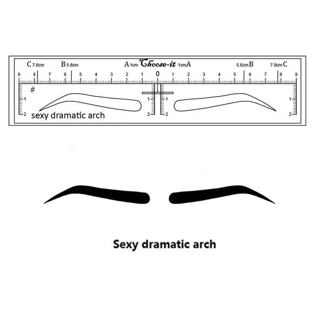 Printable Eyebrow Stencils Actual Size
