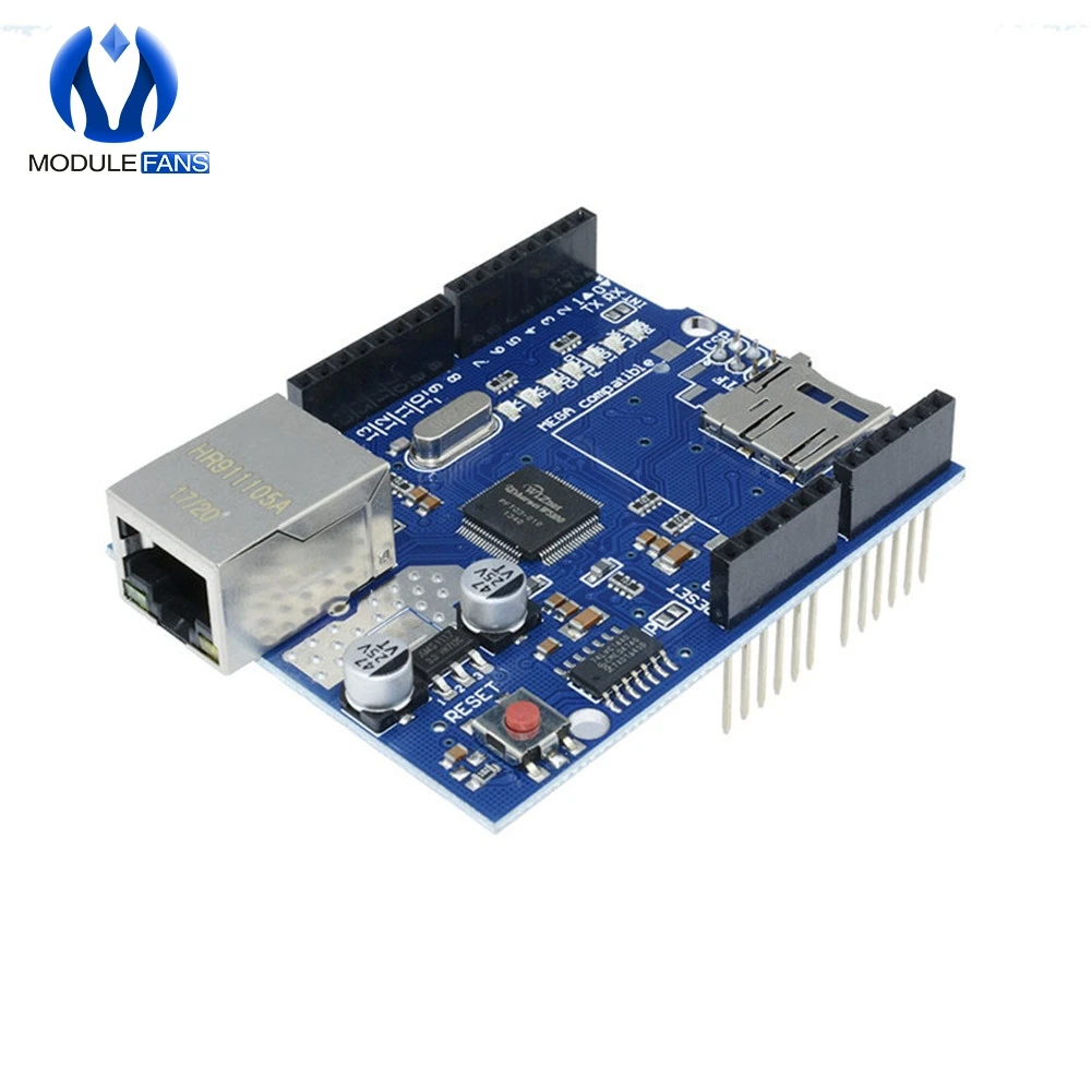 Shield Ethernet Shield Wiznet W5100 R3 Mega 2560 1280 328 R3 W5100 Development Board For Arduino ...