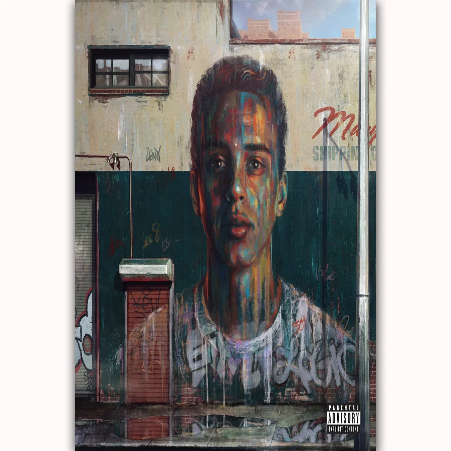 MQ1797 Logic Singer Rap Under Pressure Rapper Music Group Cover Singer ...