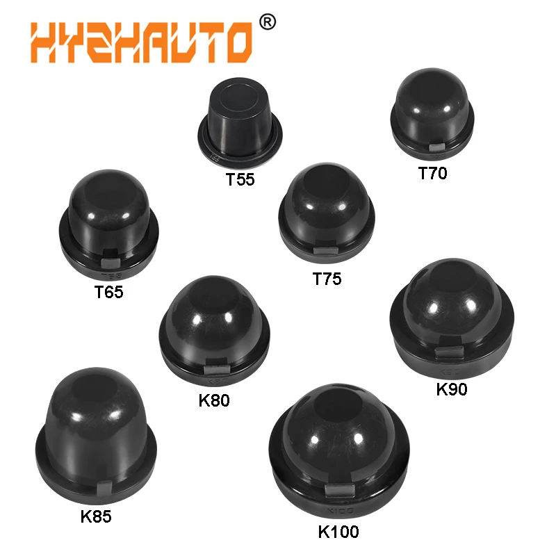 HYZHAUTO 2Pcs HID LED Car Headlight Dust Cover Rubber Head Fog Lamp ...
