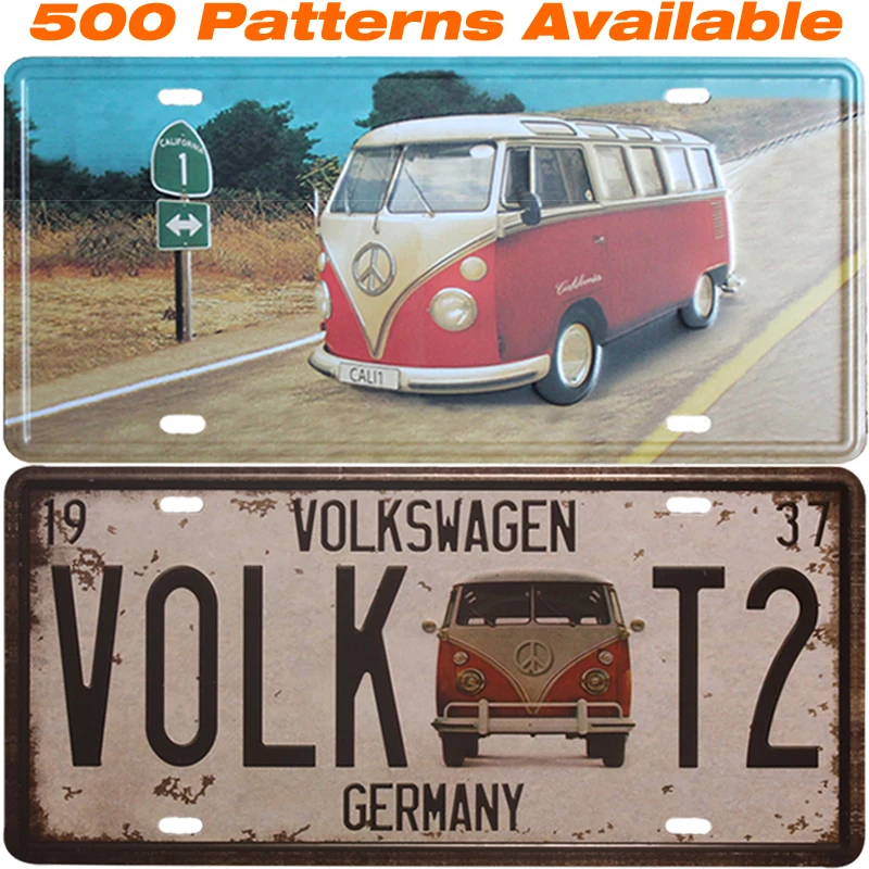 Vw Bus Metal Sign at Connie Goodin blog