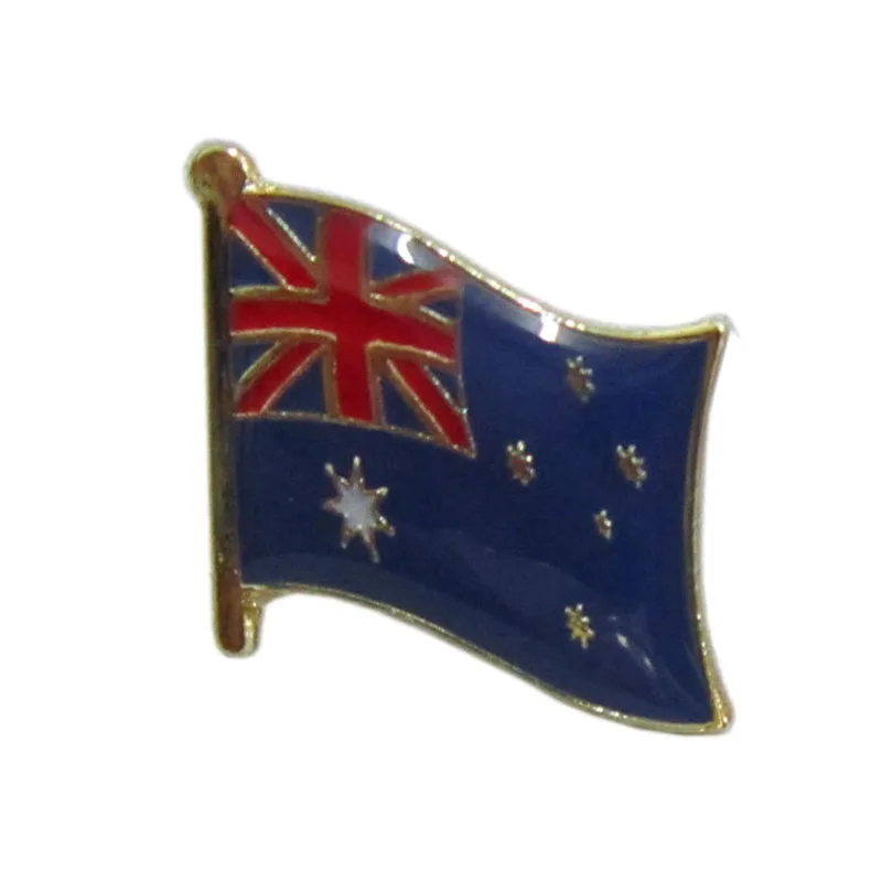 Metal country Australia flag pin badge giving gifts Free shipping (30 ...