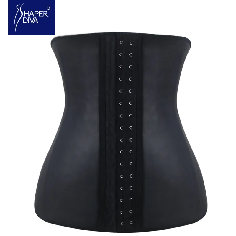 Shaper diva Shapers Waist Trainer Steel Bone Latex Waist Shaper ...