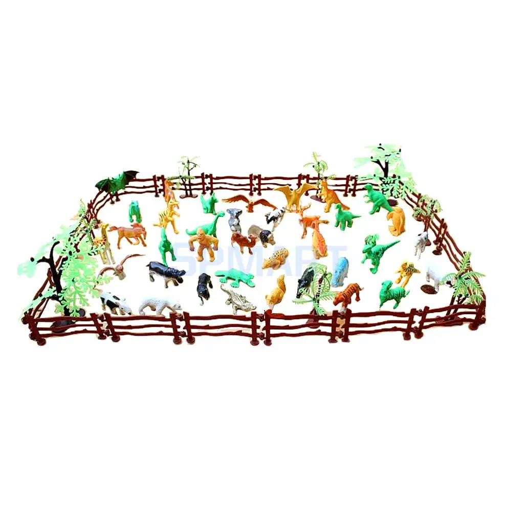 MagiDeal Plastic Realistic Wildlife Jungle Forest Animals Action Figure ...