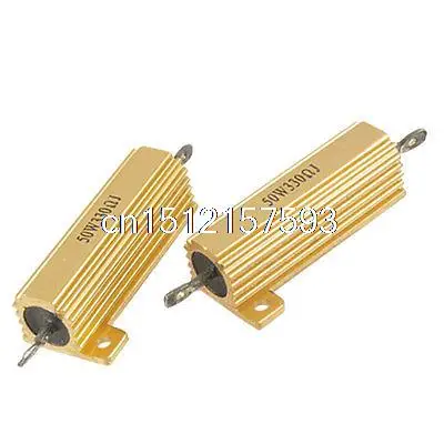 2 Pcs 5% 330 Ohm Screw Tabs Mounted Aluminium Resistors|resistor tubes ...