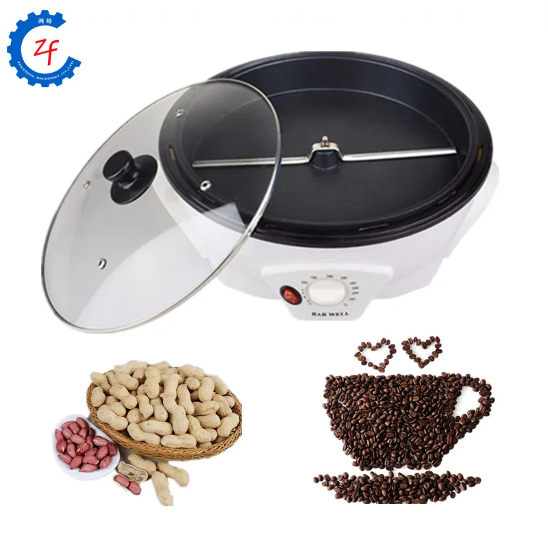 1200W white color coffee roaster for home appliance coffee bean roaster ...