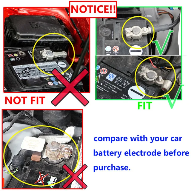ABS Batterie Batterien Negative Power Kabel Klemme Terminal Schutz Abdeckung Abdeckungen Fur VW Vento Polo Ameo Skoda Fabia Schnelle AliExpress
