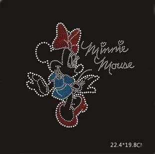 5pcs/Lot Animal hotfix rhinestones heat transfer design iron on motifs ...