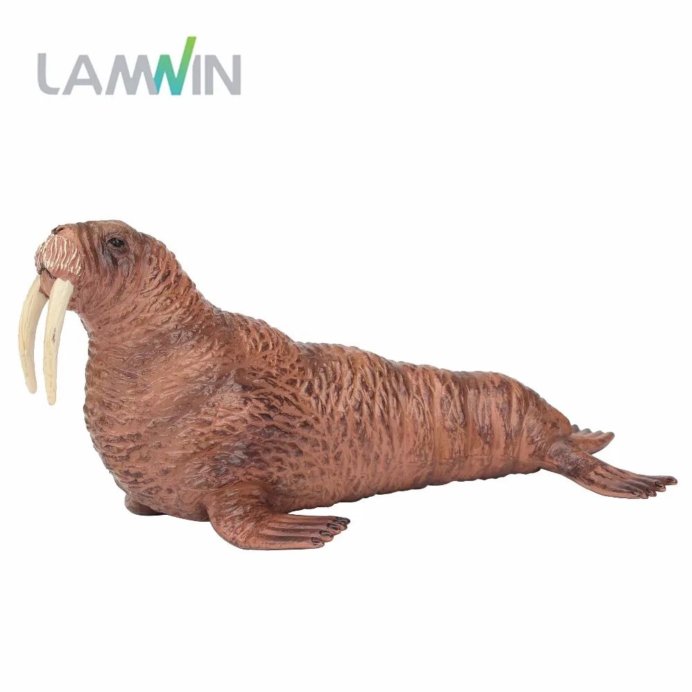 LANWIN Sea Walrus Animal Figures Toys for Children Sealife Model World ...
