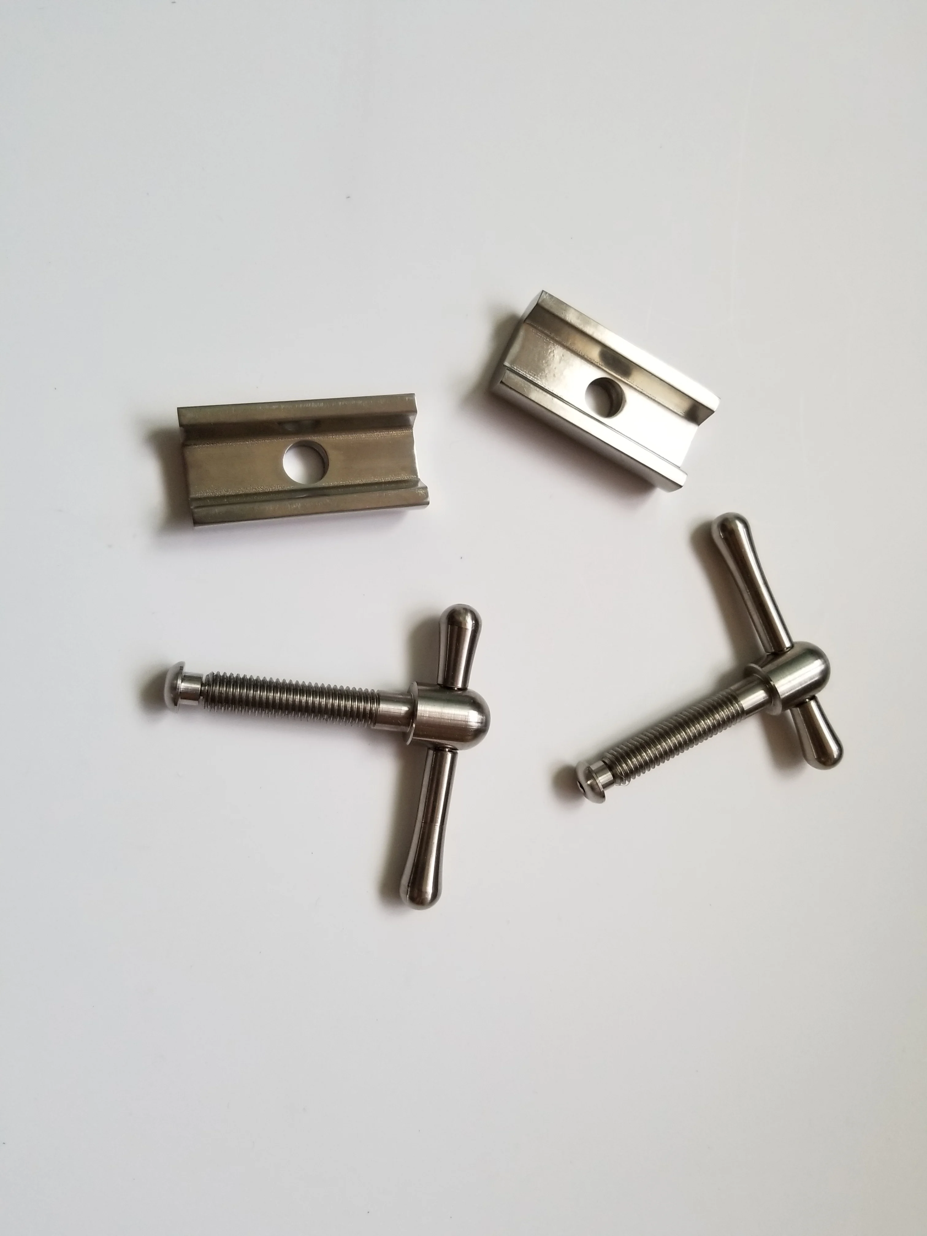 Titanium Bicycle Hinge Clamps and Hinge Levers(limit nut) For Brompton ...