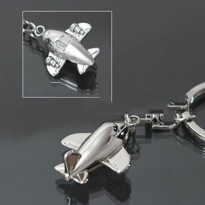 Aircraft Keychain PFS Dimensional Small Plane Creative Keychain Jewelry ...