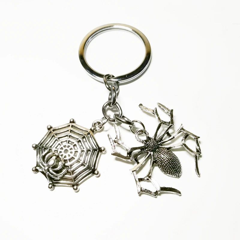 2019-1PC-Fashion-Jewelry-Mini-Keychain-Spider-Keychain-Spider-Web ...