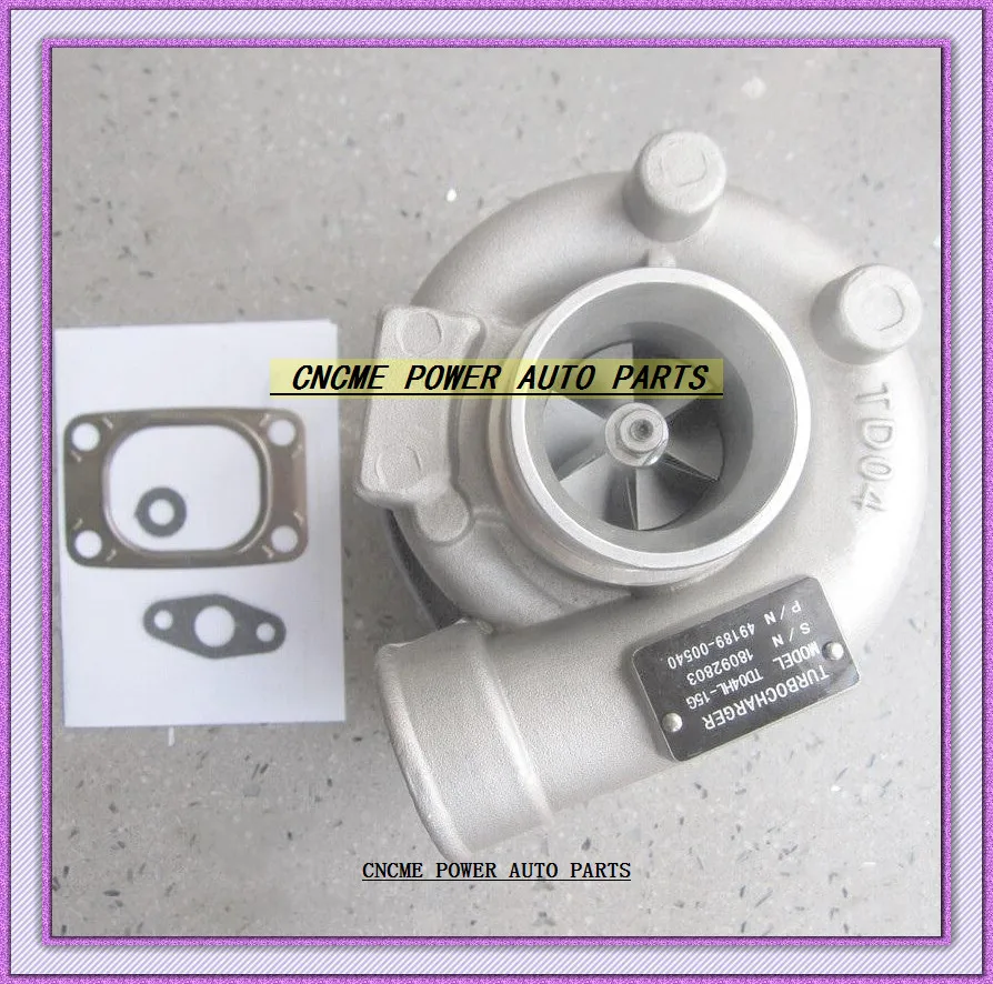 TURBO TD04HL-15G-turbocompresor para excavadora Kobelco, 49189-00540 ...
