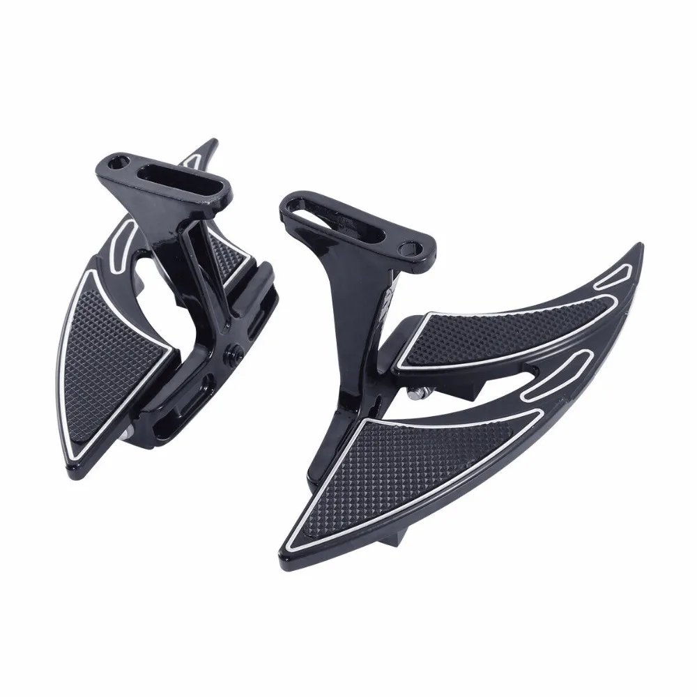 Motorcycle Rear Footboard Foot Rests Bracket Kit For Harley Touring ...