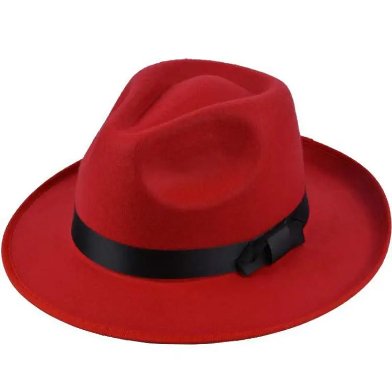 YOCCAS Wool Hat Vintage Jazz Small Of Dancing Men Red Fedoras Womens ... YOCCAS Wool Hat Vintage Jazz Small Of Dancing Men Red Fedoras Womens ...