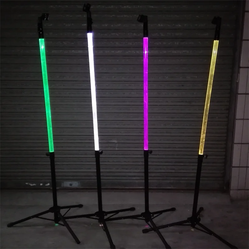 Dhl Free Colorful Glowing Flashing Led Microphone Stand Led Microphone ...