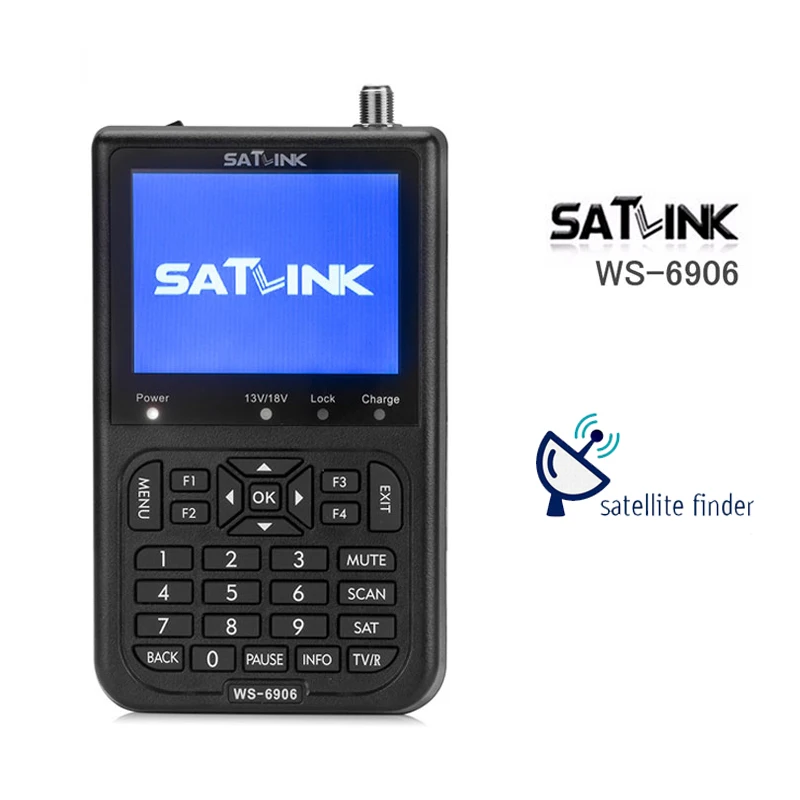 Satlink WS 6906 3.5 inch High Definition TFT LCD Display DVB S FTA ...