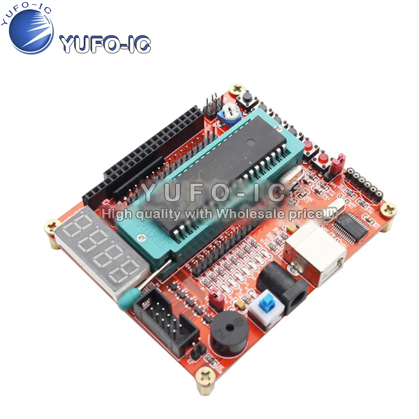 51-AVR-microcontroller-core-development-board-STC89C52RC-51-MCU-experiment-board-ATMEGA32 ...