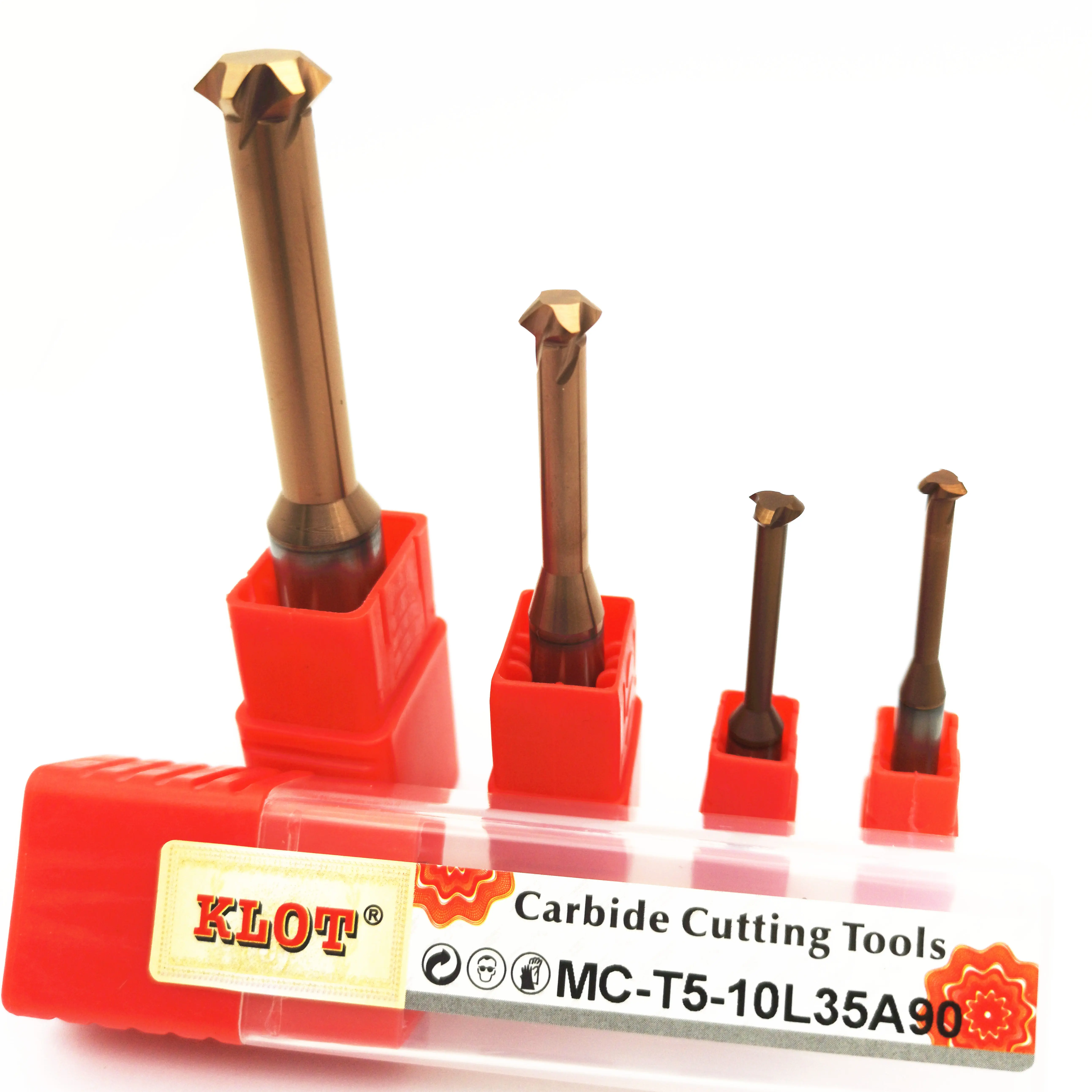 Ticn Coated Carbide Cutter Chamfer End Mill 90 Degree Hrc60 - AliExpress